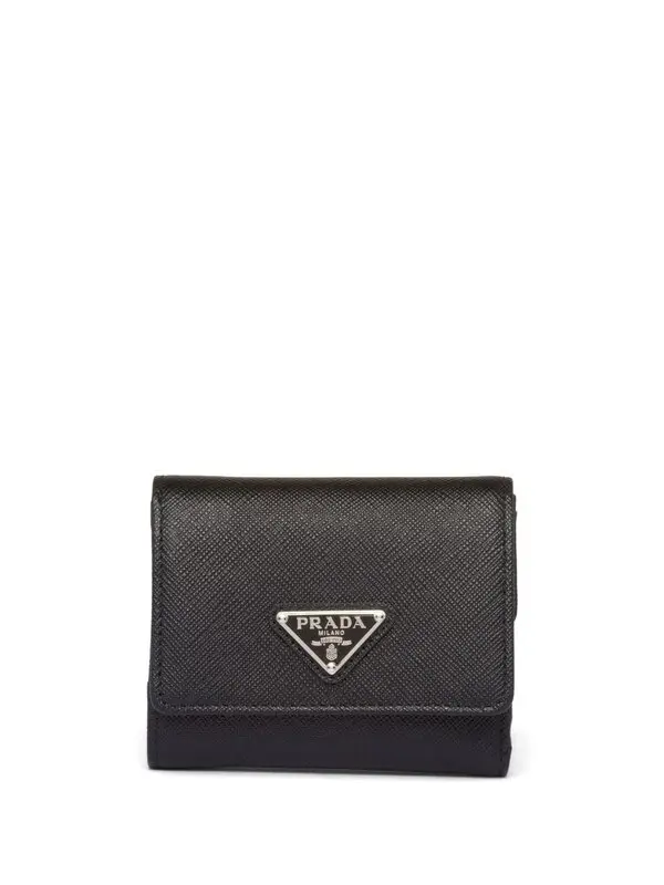 Prada Saffiano Leather Wallet - Black