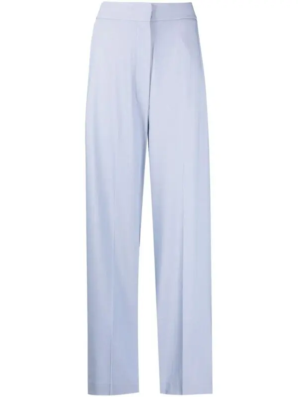Khaite High-waisted Wide-leg Trousers