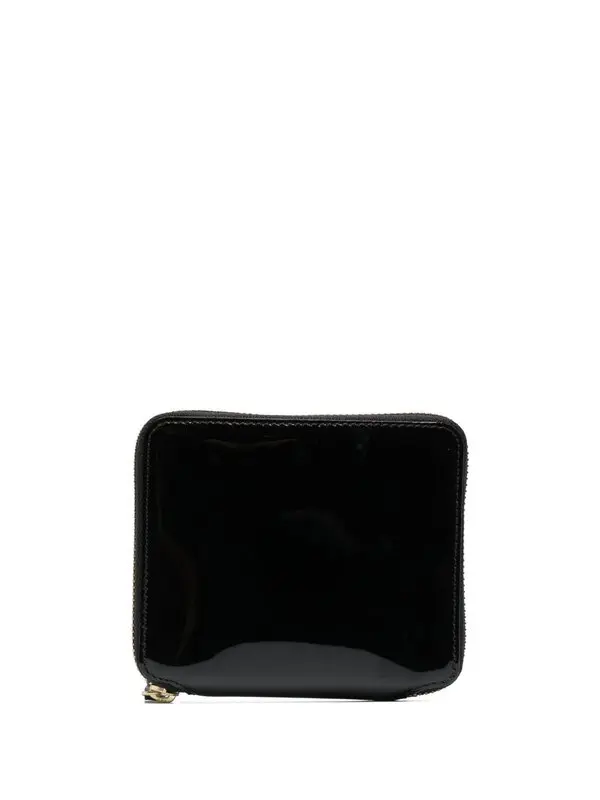 Comme Des Garçons Inside-printed Patent-leather Wallet