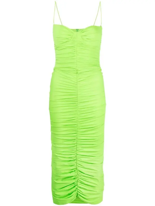 Alex Perry Ruched Midi Dress