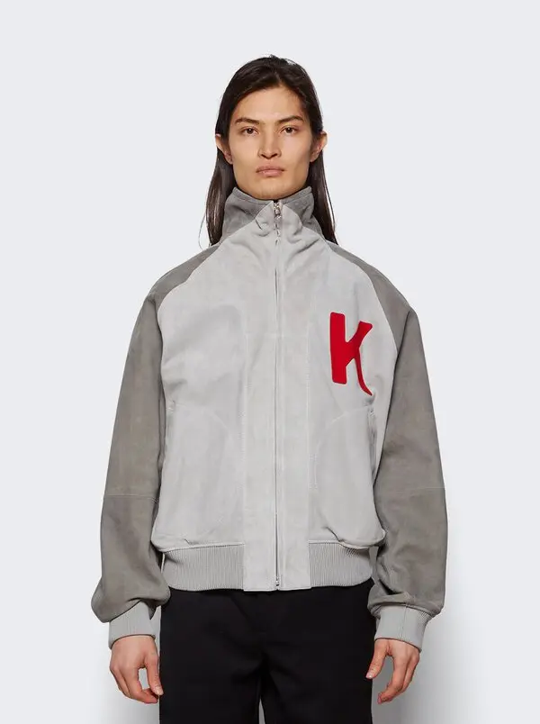 Kenzo Classic Bomber Jacket - Rinsed Blue