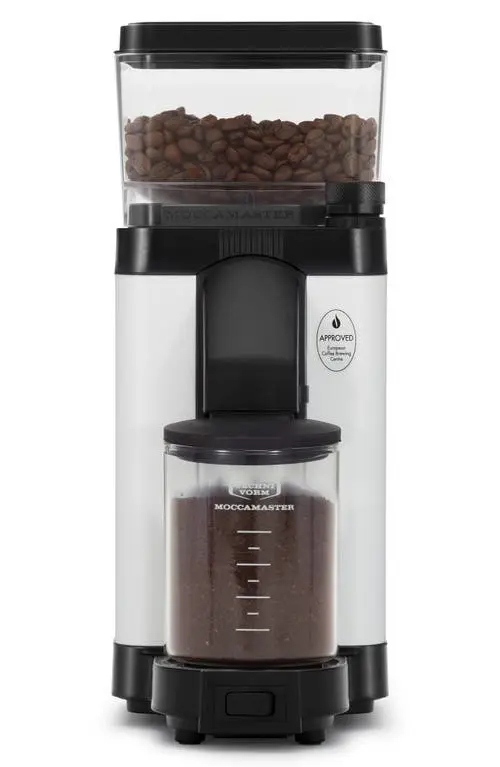 MOCCAMASTER Km5 Burr Coffee Grinder - Matte White