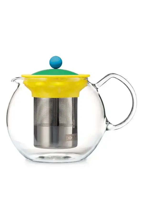 Moma Bodum Assam Brew Teapot Green/ Yellow Editorialist
