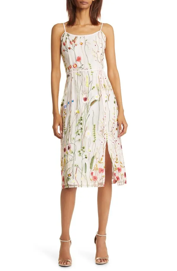 sachin and babi light blue dress Michael Kors Silk Floral Dresses for Women for sale main image 0