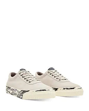 Buy All Saints Knox Lace Up Low Top Sneakers - Chalk White At 40% Off ...