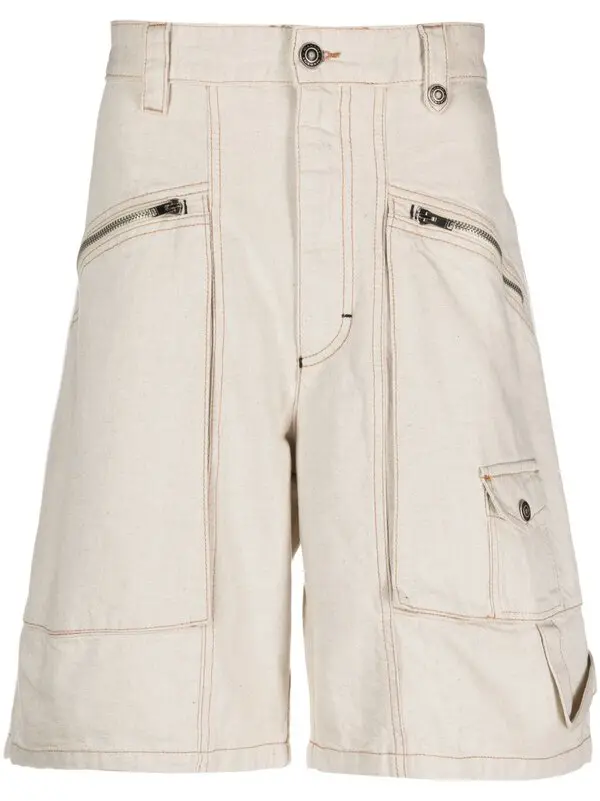 MARANT Peio Bermuda Shorts - Neutrals