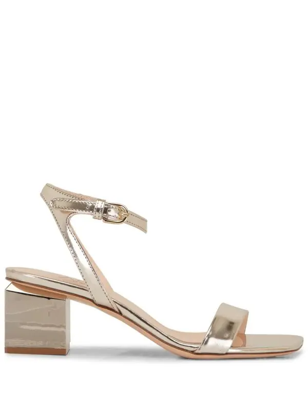 Agl 60mm Open-toe Sandals - Gold
