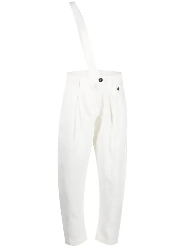 Isabel Benenato High-waisted Linen Trousers
