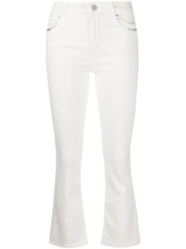 Liu Jo Cropped Bootcut Jeans