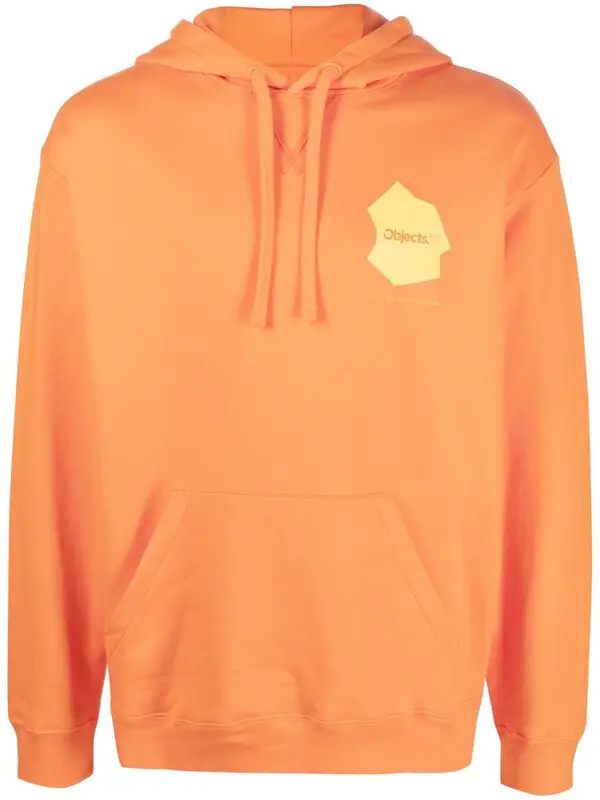 OBJECTS IV LIFE Logo-print Long-sleeve Hoodie