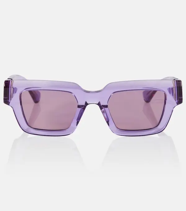 Bottega Veneta Hinge Square Sunglasses - Pink