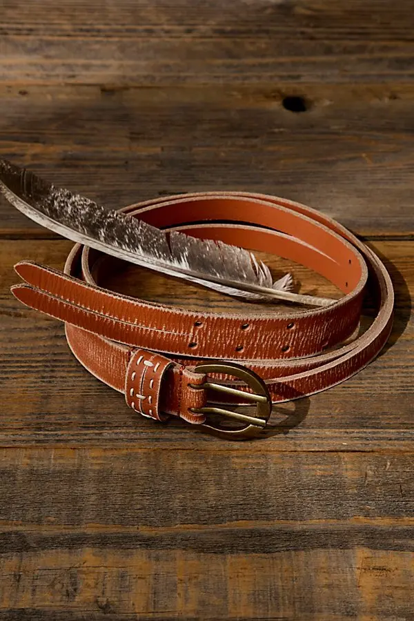 We The Free Tigue Belt In Terracotta - 66% Off | Editorialist