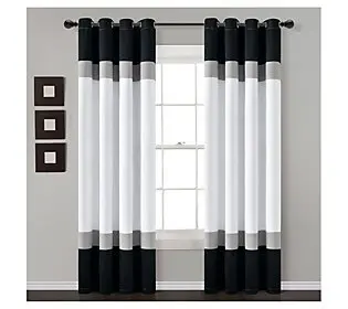 LUSH DECOR Alexander Light Filtering Window Curtain 52 X 8 4 By