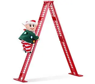 MR. CHRISTMAS Mr Christmas Miniature Super Climbing Elf