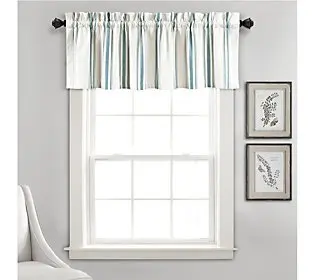 LUSH DECOR Farmhouse Stripe Valance Single 52' X 18' Lu Sh Decor