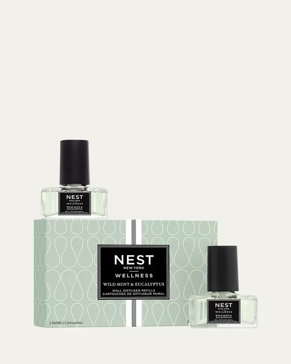 NEST NEW YORK Wild Mint & Eucalyptus Refills For Wall Diffuser - One-color