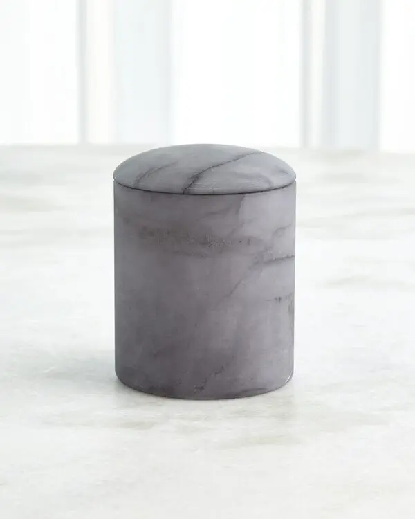 GLOBAL VIEWS Gala Canister Tall - Grey