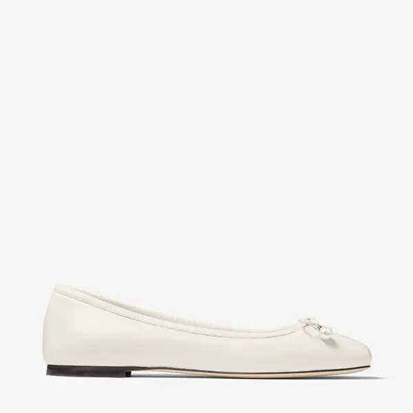 JIMMY CHOO Elme Ballerina Flats - Neutral