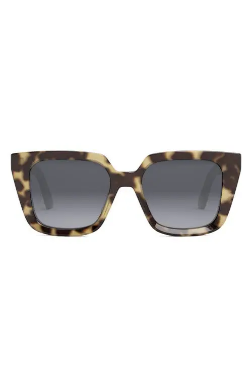 Dior Midnight S1i 53mm Polarized Square Sunglasses