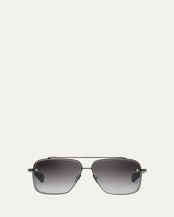 Dita Mach-six Sunglasses - Blk Irn/gry Clr Grdnt Lens