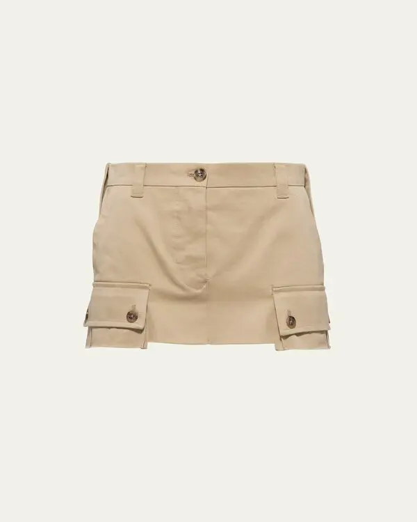 Miu Miu Chino Mini Skirt - Corda