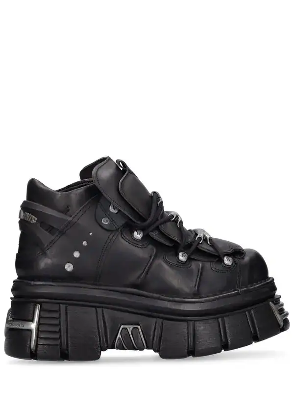 Vetements New Rock Platform Sneakers In Black - 65% Off | Editorialist