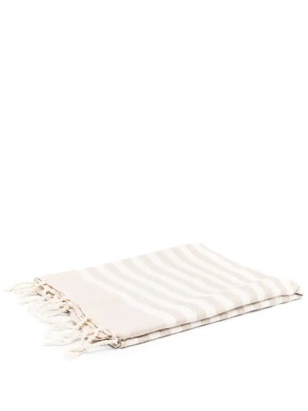 MC2 SAINT BARTH Fooutas Striped Beach Towel
