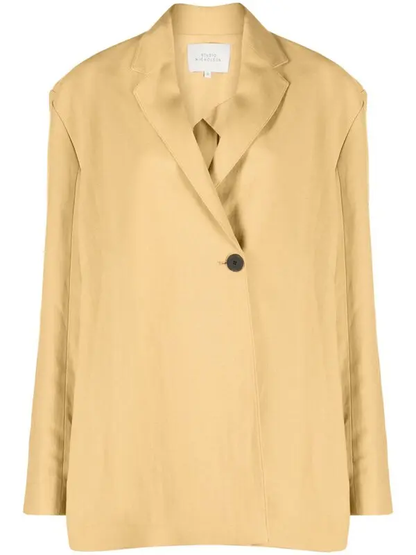 Studio Nicholson Boxy Double-breasted Jacket - Neutrals