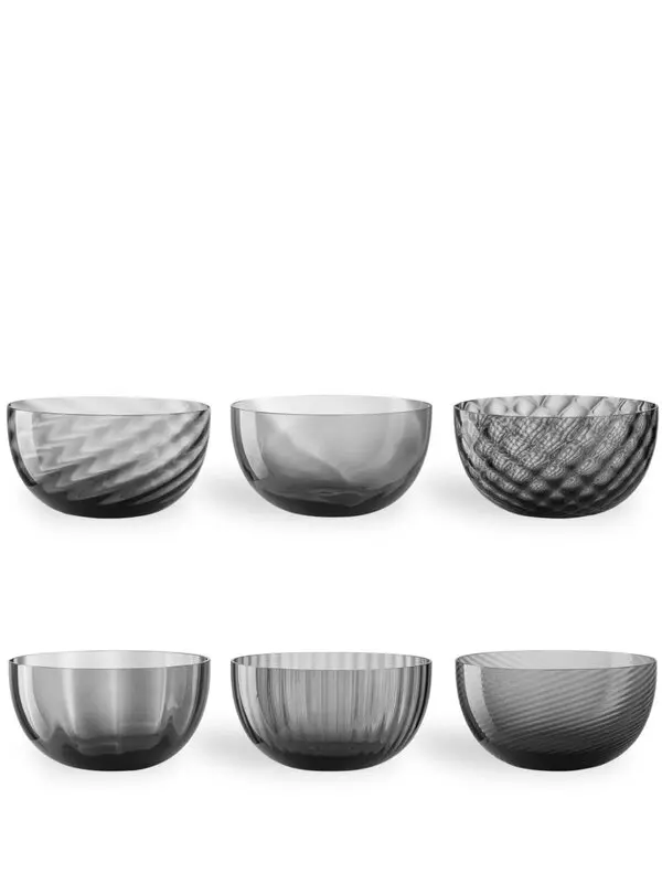 NASONMORETTI Idra Glass Cups - Black