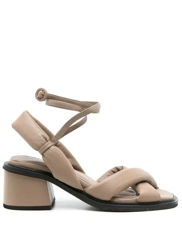 STUDIO CHOFAKIAN Studio 127 55mm Block-heel Sandals - Brown