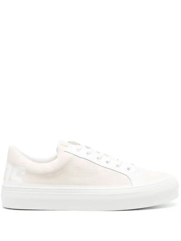 Gcds Monogram Jacquard Low-top Sneakers - Neutrals