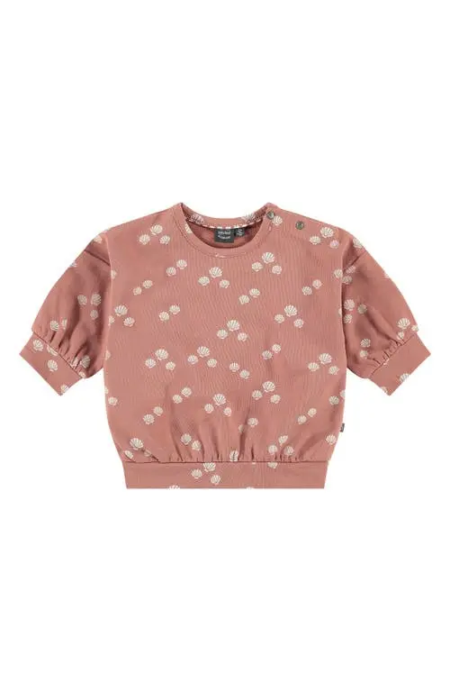 BABYFACE Shell Print Short Sleeve Sweatshirt