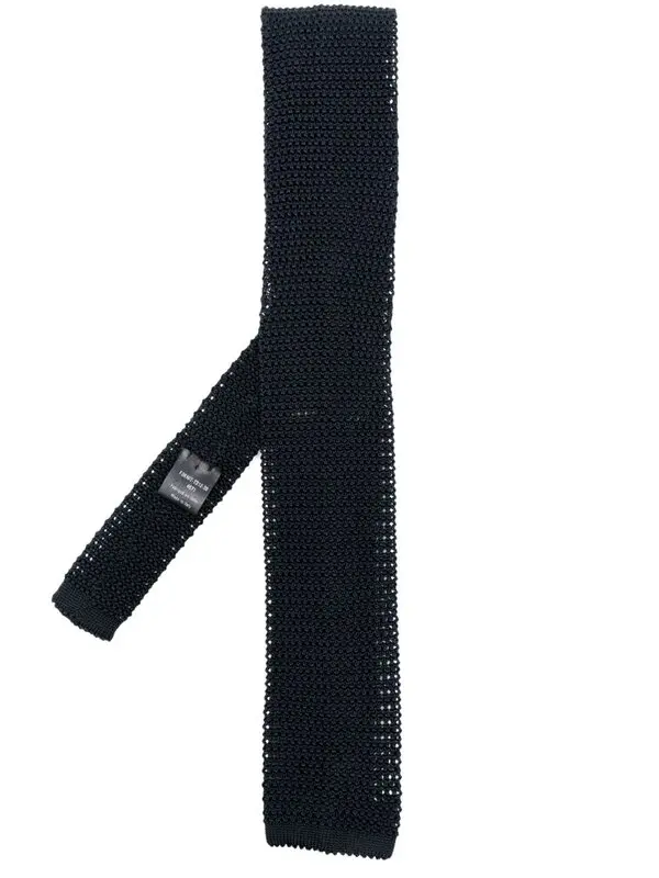 FURSAC Square-tip Knitted Silk Tie