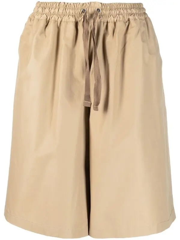 Maison Kitsuné Wide-leg Shorts - Neutrals