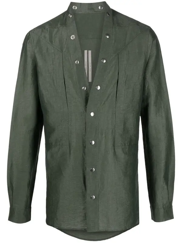 Rick Owens Press Stud-fastening Shirt