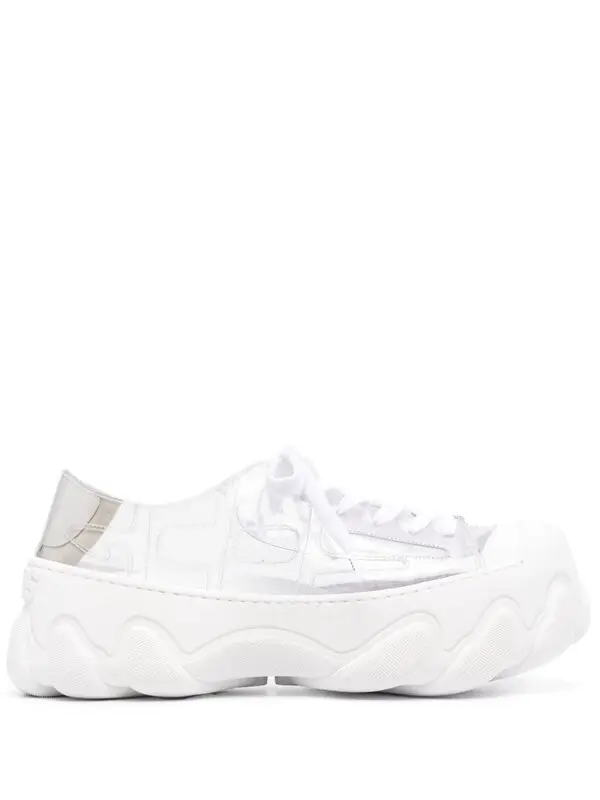 Gcds Ibex Transparent Low-top Sneakers