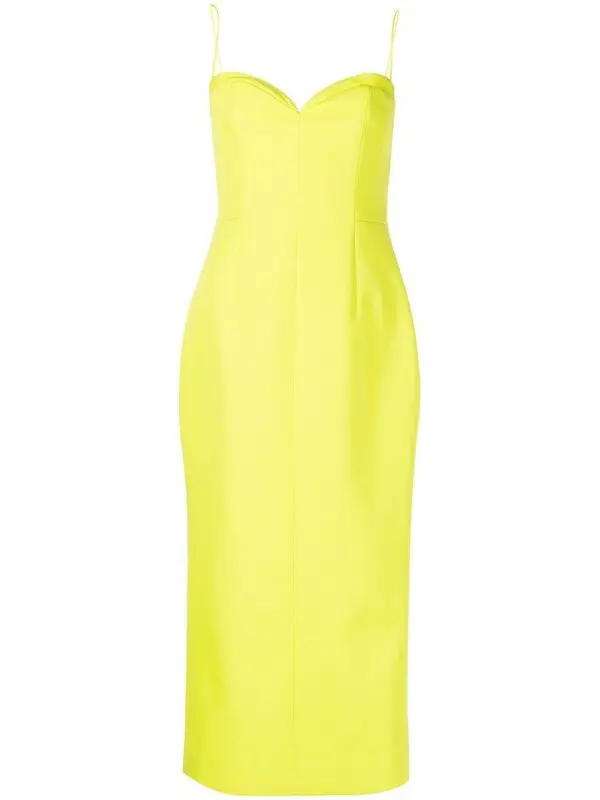 Rachel Gilbert Bodie Sleeveless Midi Dress - Green | Editorialist
