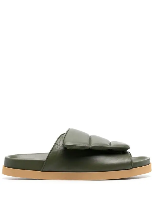 GIABORGHINI Open-toe Padded Slides