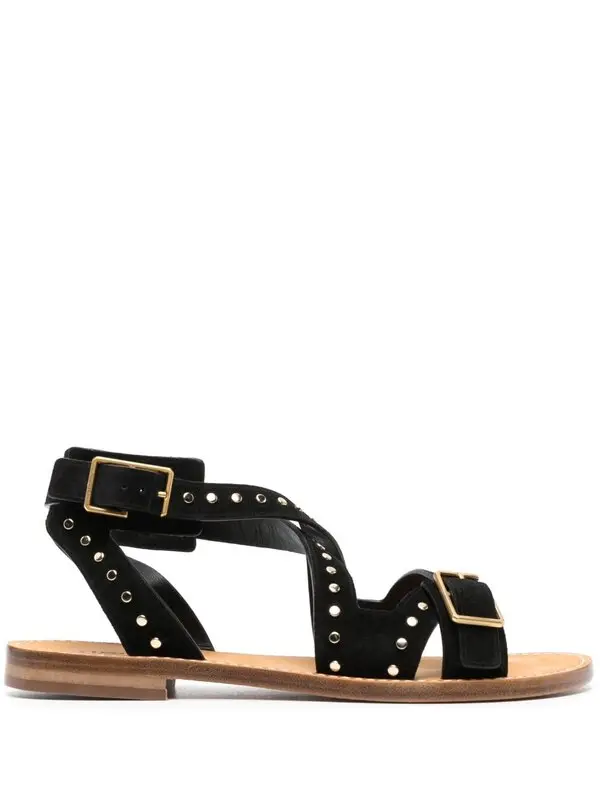 Zadig&Voltaire Cecilia Caprese Stud-embellished Sandals - Black