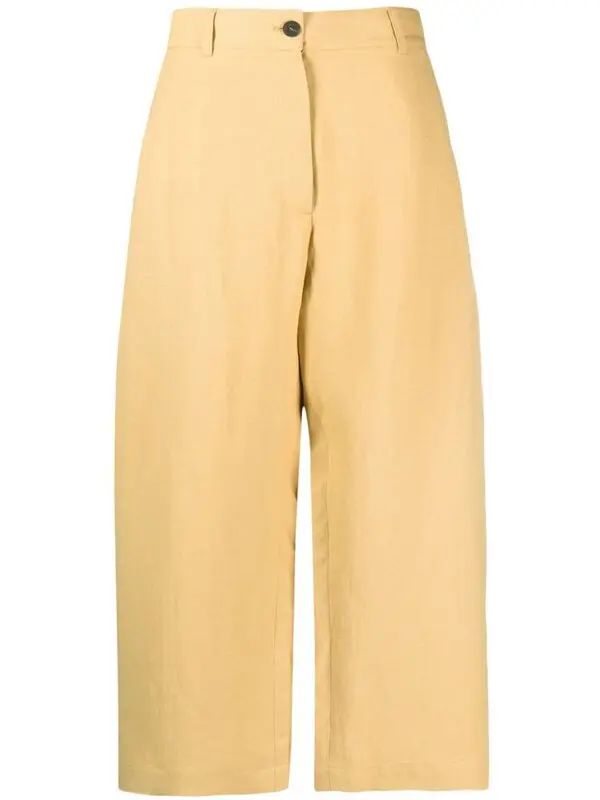 Studio Nicholson High-waisted Wide-leg Trousers - Neutrals