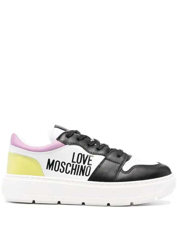 Moschino Colour-block Logo Sneakers
