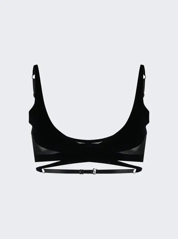 Buy Wolford X Mugler Flock Shaping Bra - Black At 40% Off | Editorialist