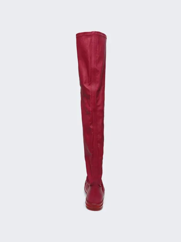 Rick Owens Stretch Lambskin Stocking Sneakers