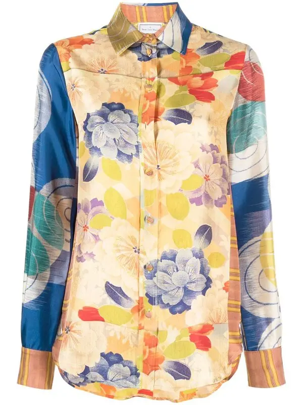 PIERRE-LOUIS MASCIA Floral-print Shirt