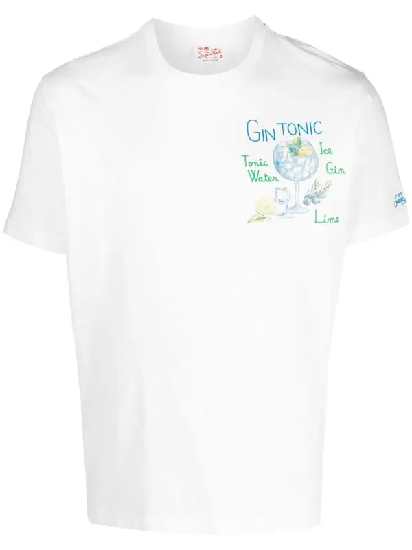 MC2 SAINT BARTH Gin Tonic Cotton T-shirt