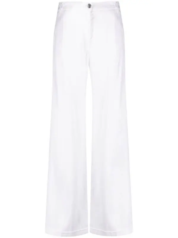 Jacob Cohen Straight-leg Linen-blend Trousers