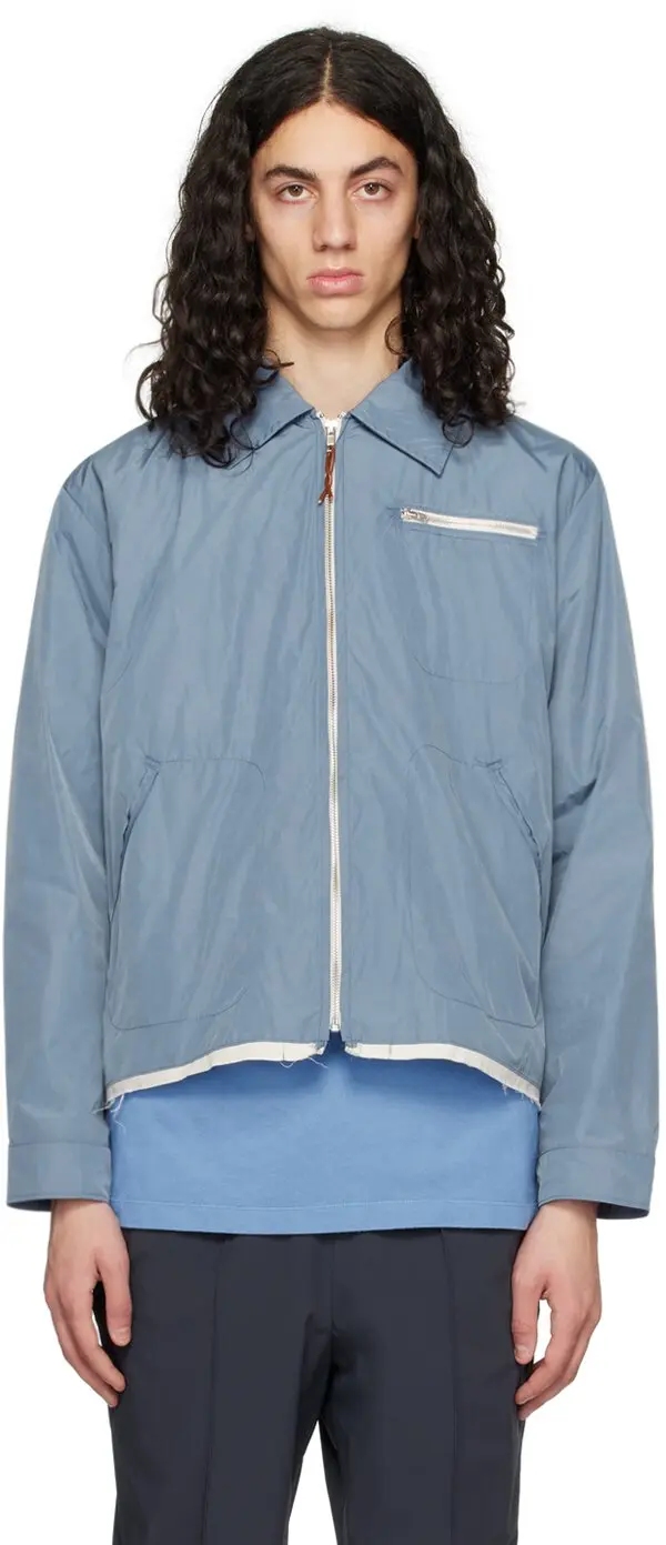 Camiel Fortgens Blue Simple Jacket In Grey/Blue - 36% Off 