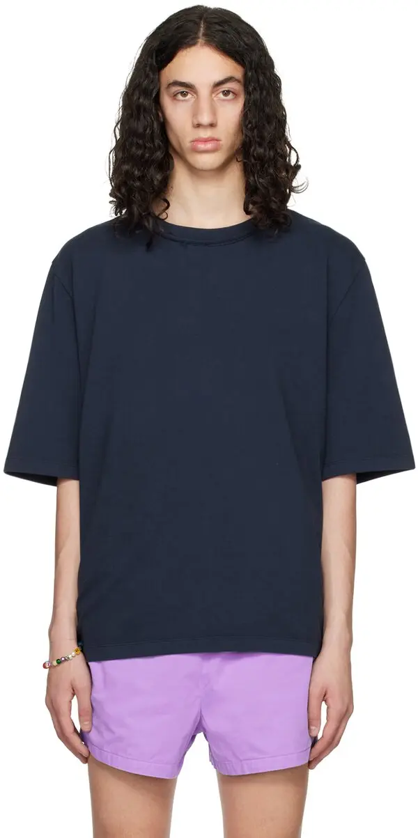Camiel Fortgens Big T-Shirt In Navy - 70% Off | Editorialist