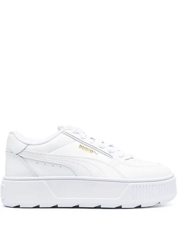 PUMA Karmen Rebelle Perforated Sneakers - White