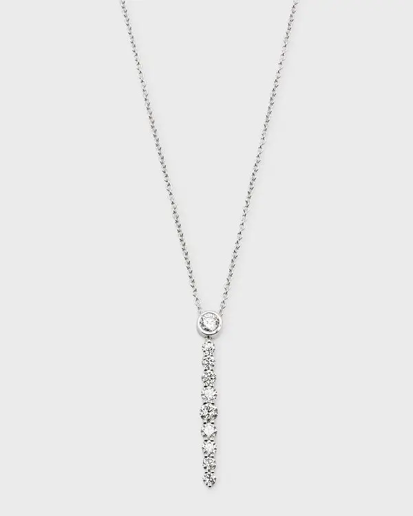 Neiman Marcus 18k Drop Pendant - Diamond